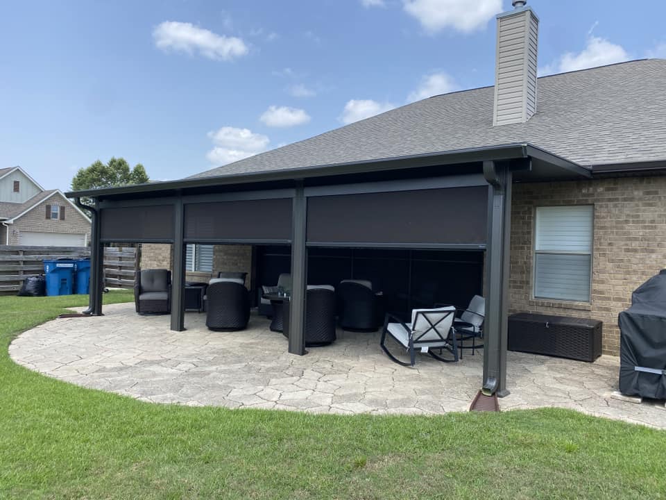 Retractable Rolling Screens | Motorized Screens | Summerdale | Alabama ...